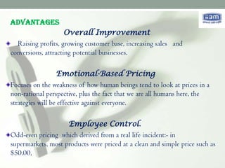 Pricing strategy & psychological pricing | PPTX