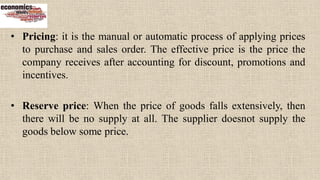 Pricing system, elasticity and equilibrium in demand and supply | PDF