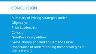 Pricing Under Oligopoly DINESH PAL,.pptx