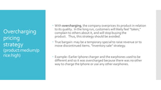 Pricing vs quality strategy | PPTX