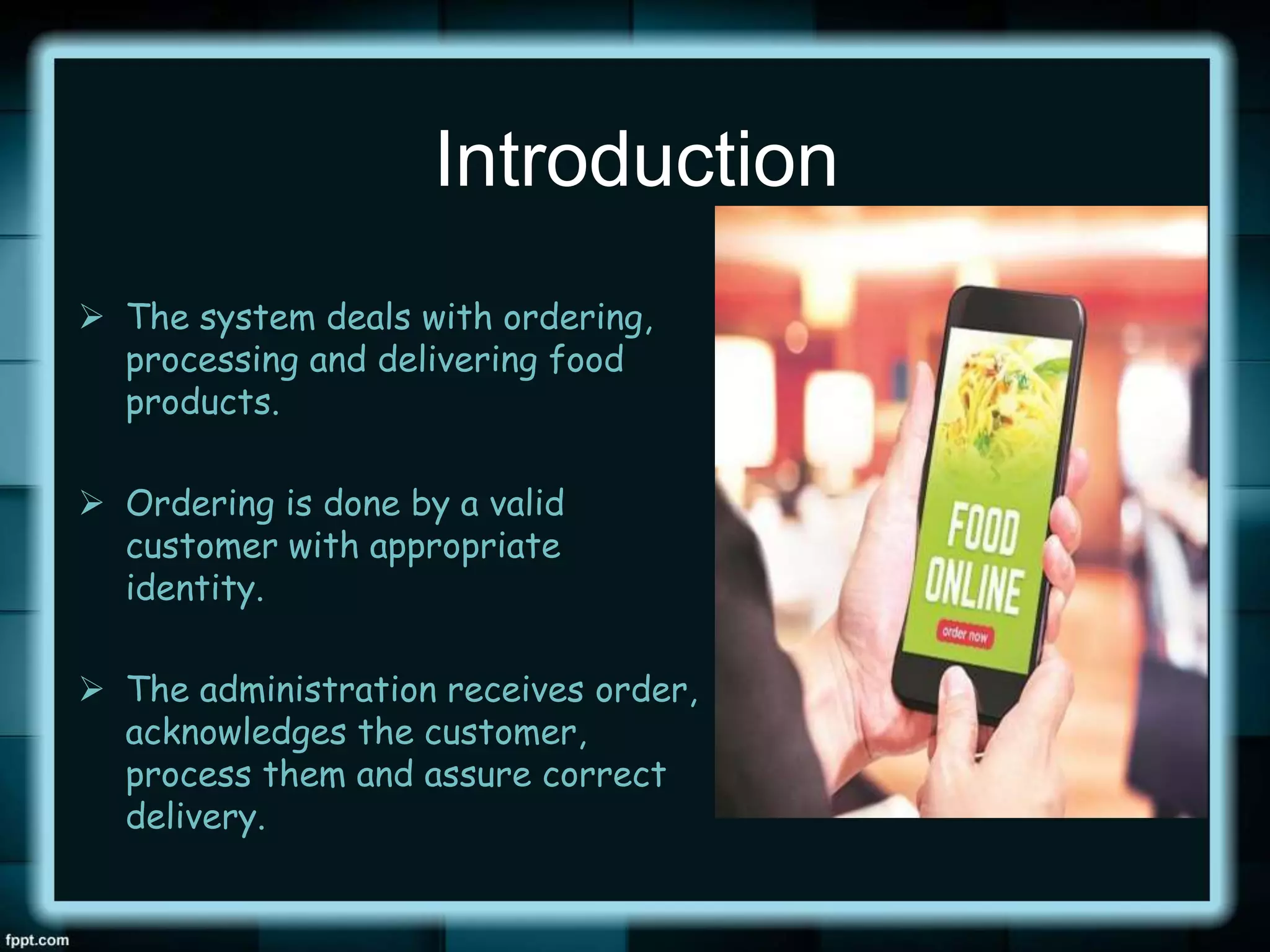 Online Food Delivery | PPT