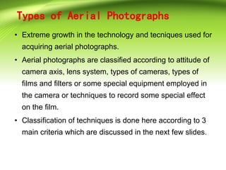Principle of aerial photography and types.ppt
