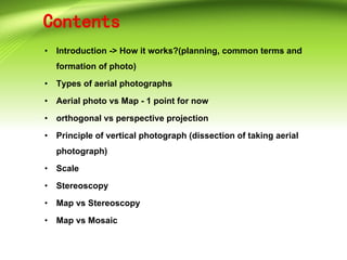 Principle of aerial photography and types.ppt