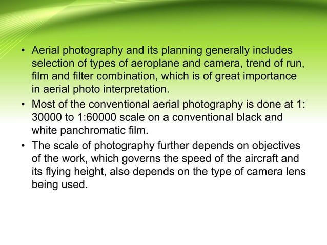 Principle of aerial photography and types.ppt