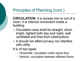 Priciple of building planning | PPT