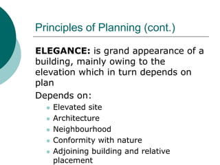Priciple of building planning | PPT