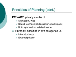 Priciple of building planning | PPTX