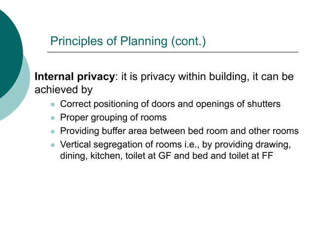 Priciple of building planning | PPT