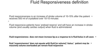 Principle of iv fluid in septic shock | PPTX