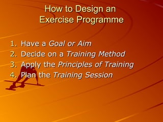 Priciples and methods of training | PPT | Running and Jogging | Fitness ...
