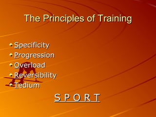 Priciples and methods of training | PPT