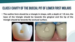 principles of cavity preparation... pptx | PPTX