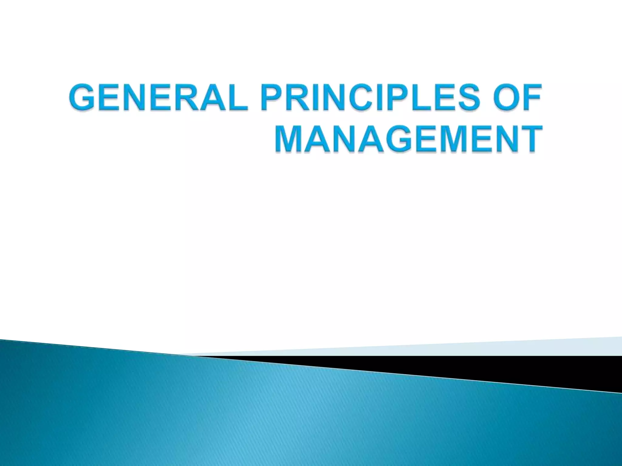 Priciples of management ppt final | PPTX