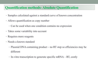 PRINCIPLES OF PCR AND GENE EXPRESSION ANALYSIS | PPTX