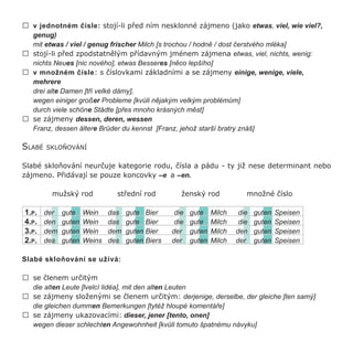 Gramatika německého jazyka: přídavné jméno | PDF