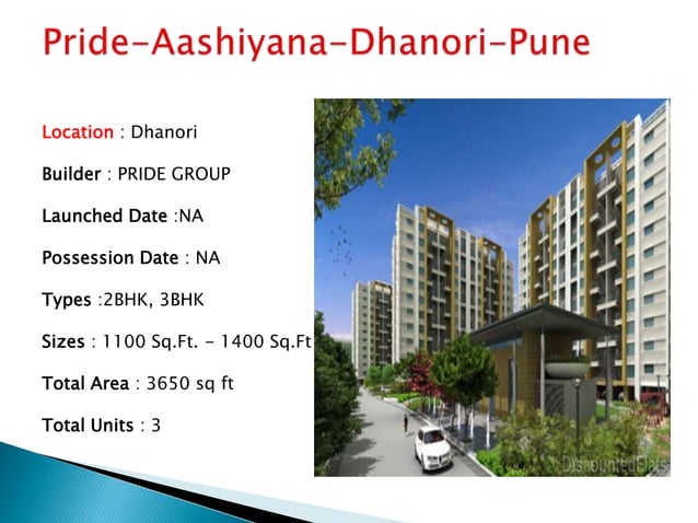 Pride aashiyana-dhanori-pune | PPT