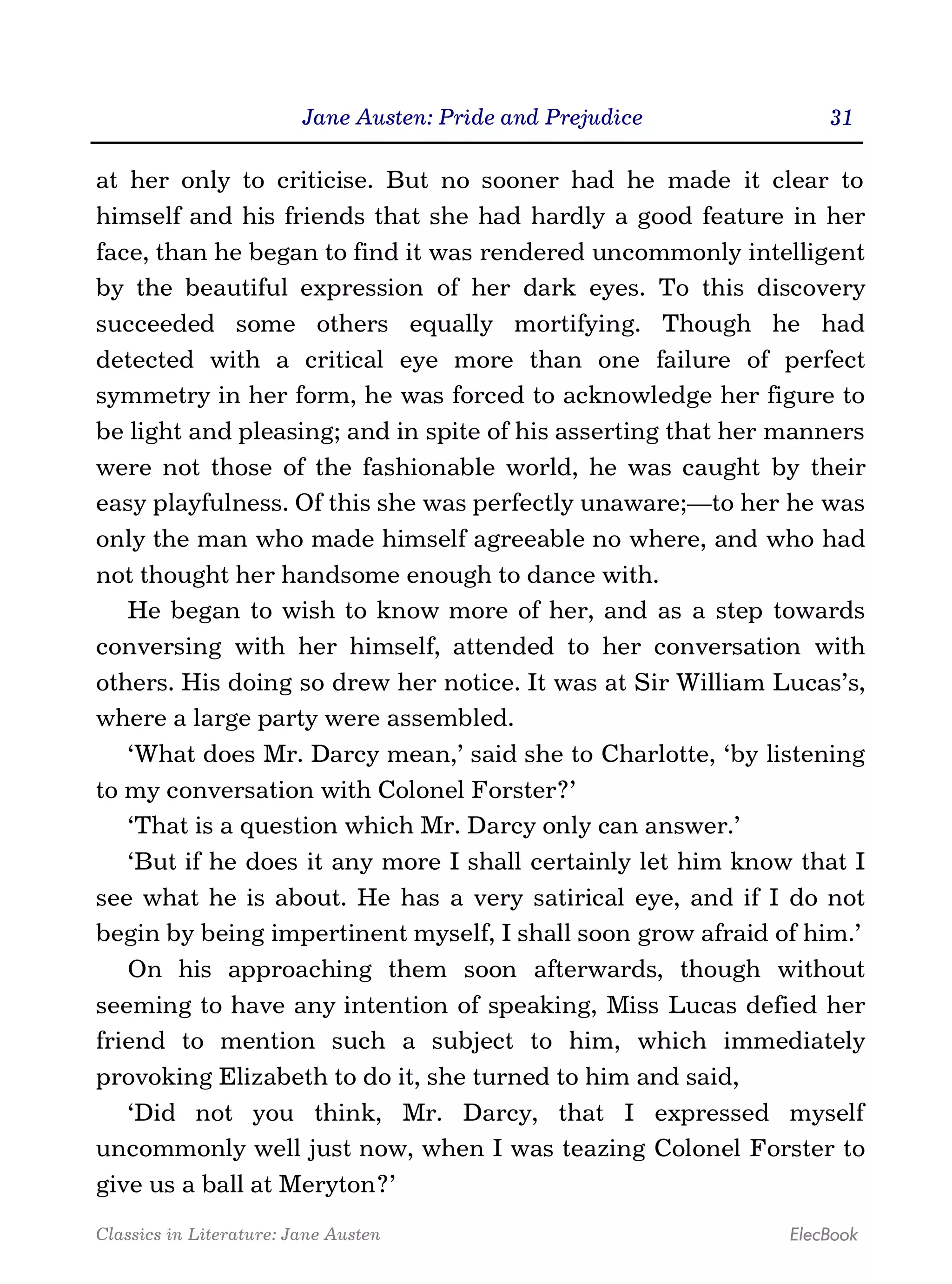 Pride And Prejudice | PDF