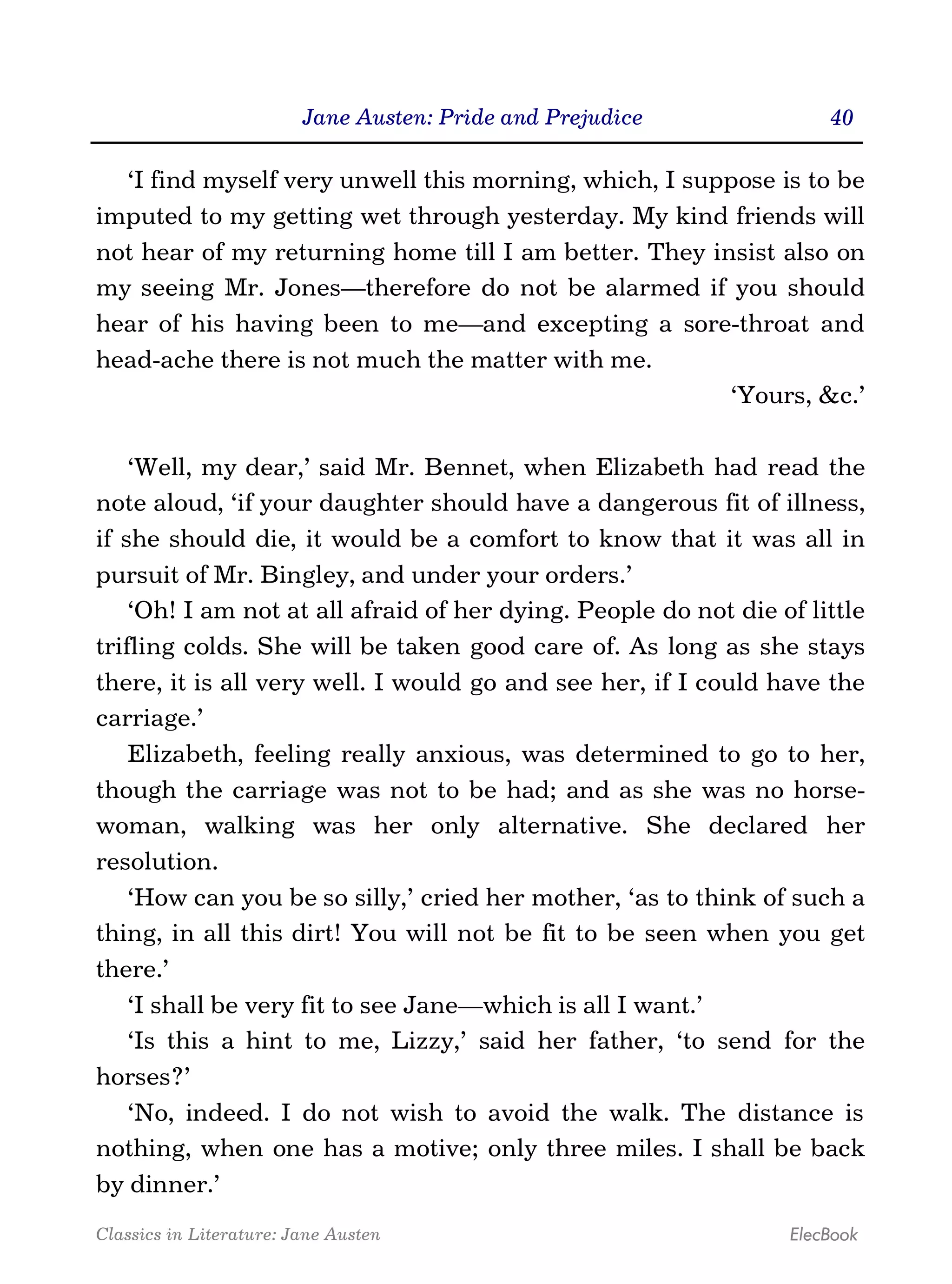 Pride And Prejudice | PDF