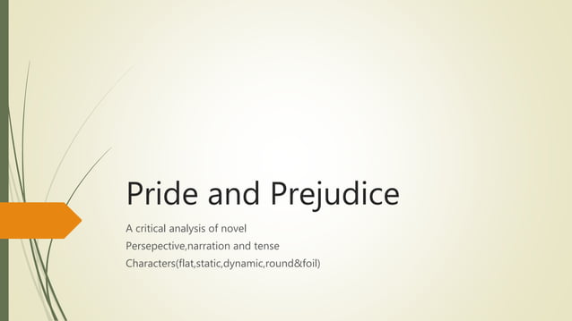Pride and prejudice | PPT
