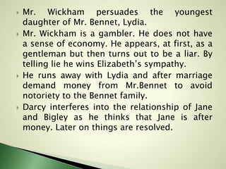 Pride and prejudice by Jane Austen | PPTX