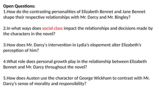 PRIDE AND PREJUDICE summary questions. PPTO.pptx