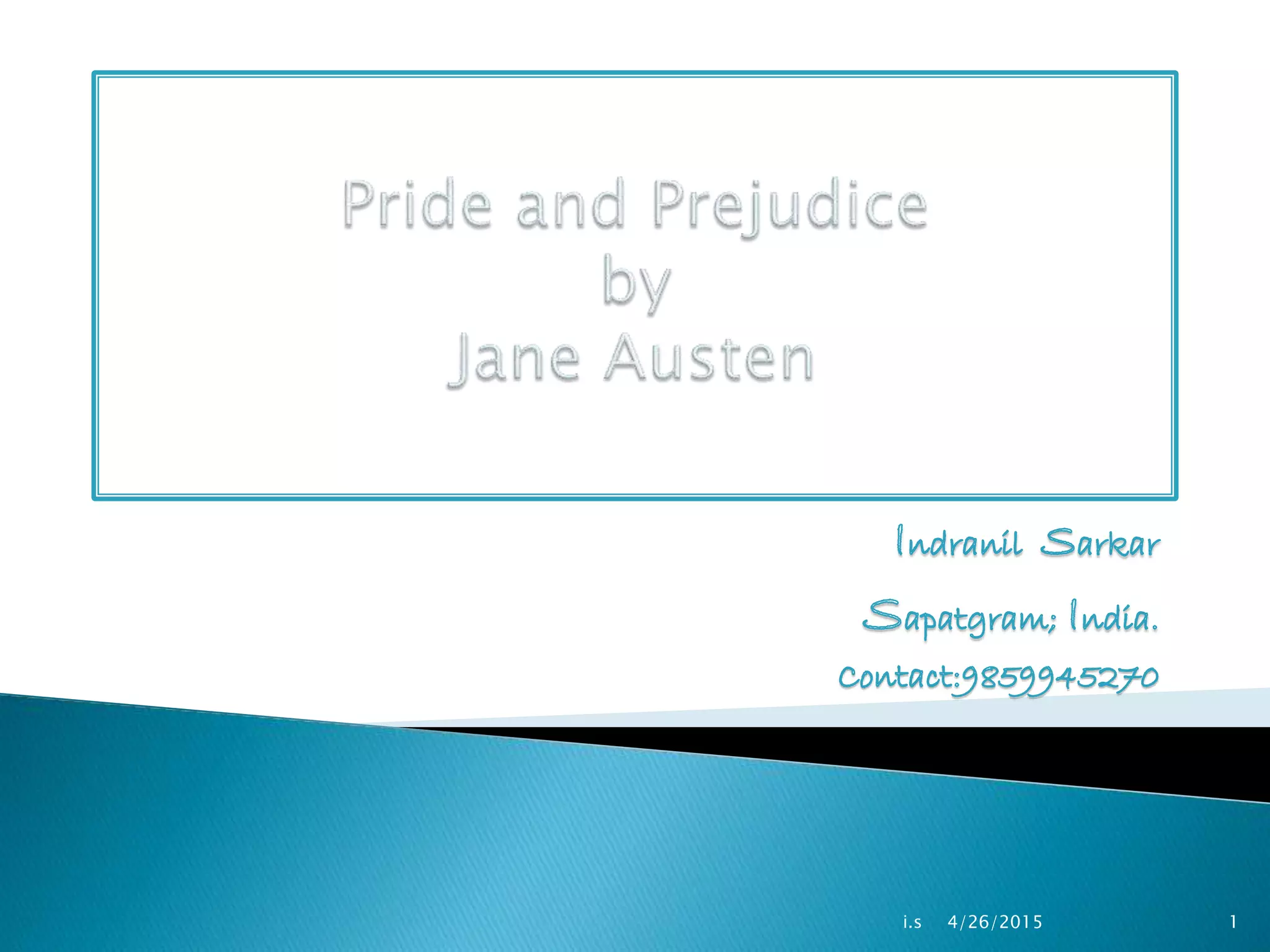 Pride and Prejudice | PPTX