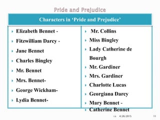 Pride and Prejudice | PPTX