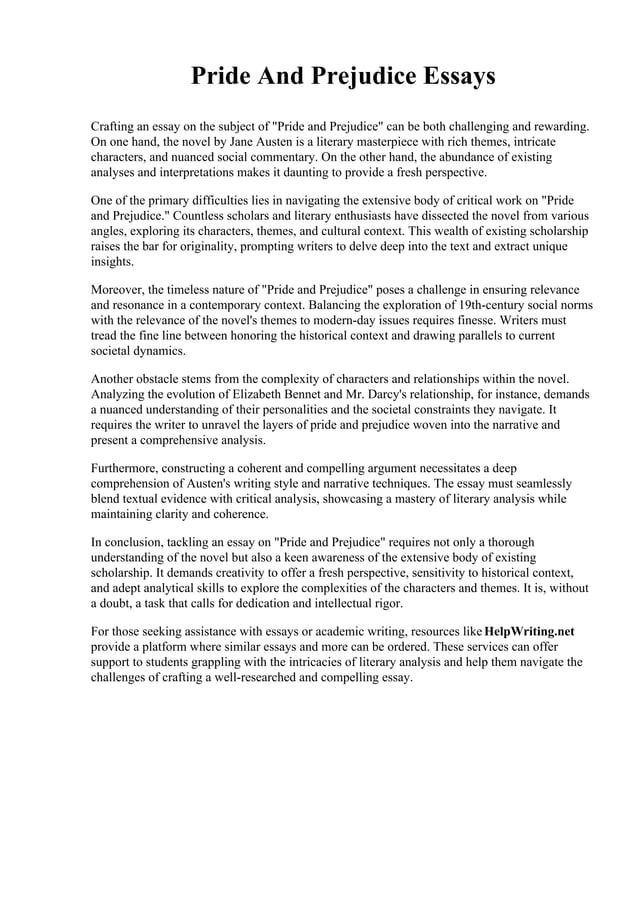Pride And Prejudice Essays.pdf