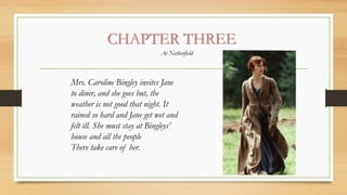 Pride and prejudice chapter 1, 2, 3, 4, 5 | PPTX