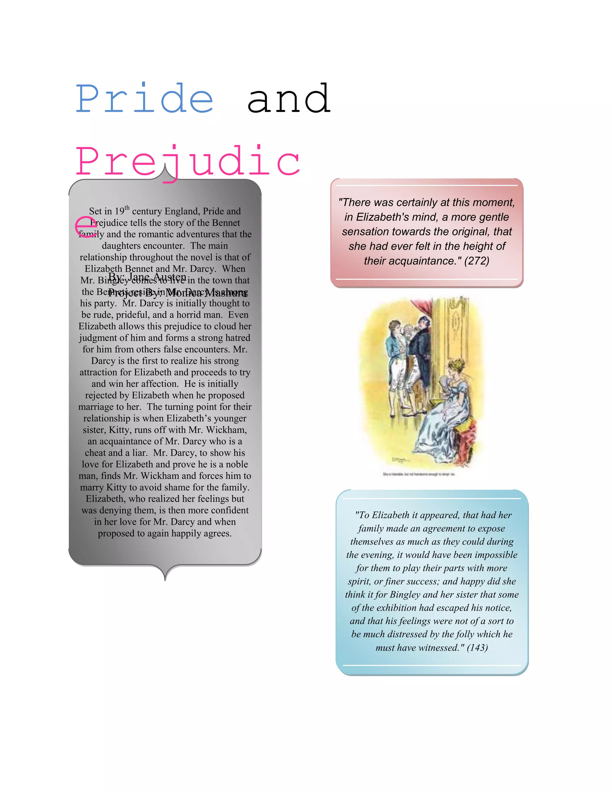 Pride and prejudice one pager (2) | DOCX