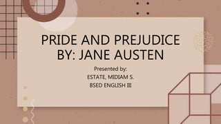 Pride And Prejudice PowerPoint Presentation.pptx