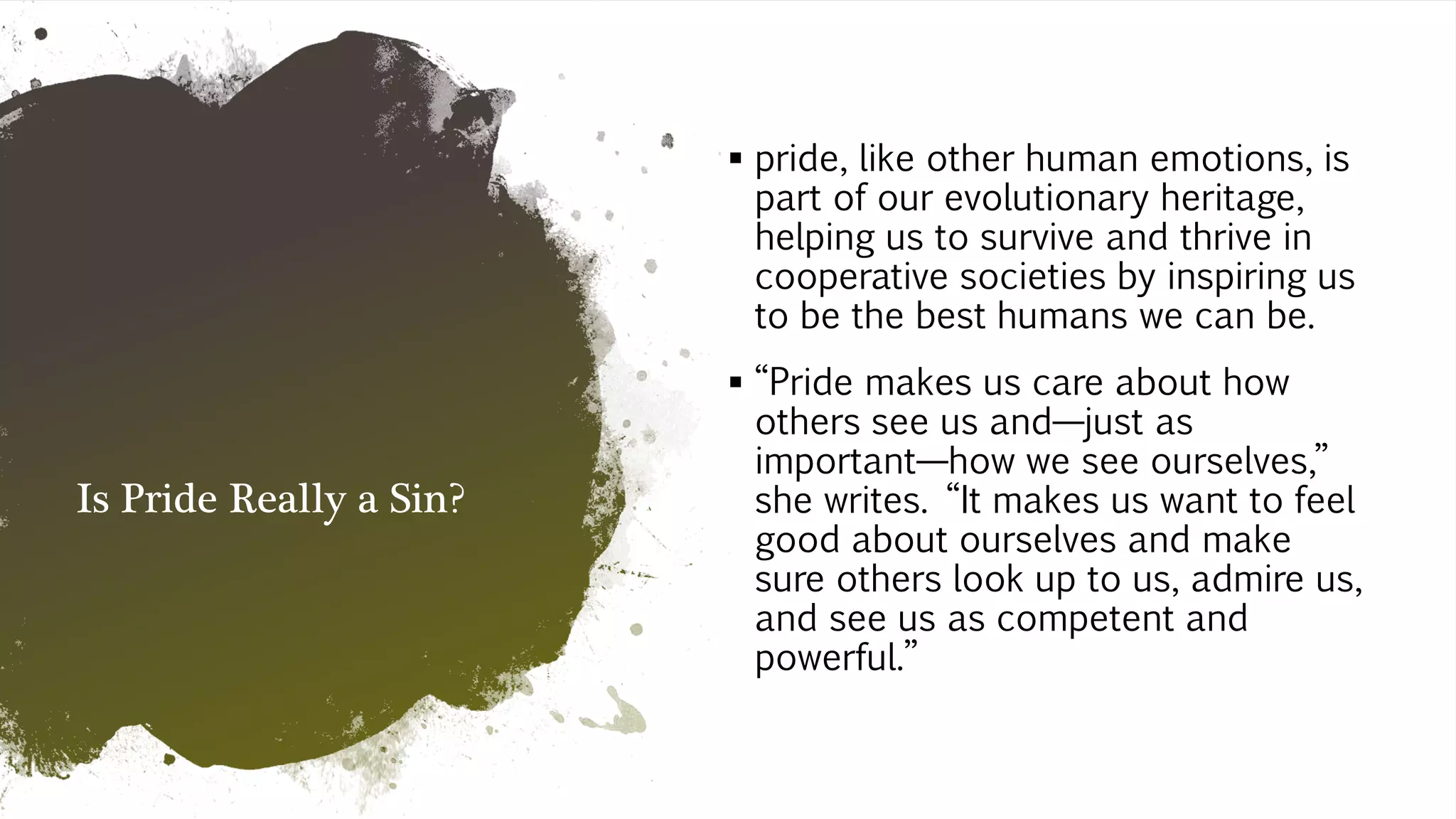 Pride as a sin | PPTX