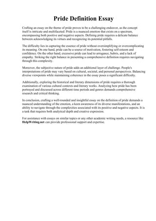 Pride Definition Essay.pdf