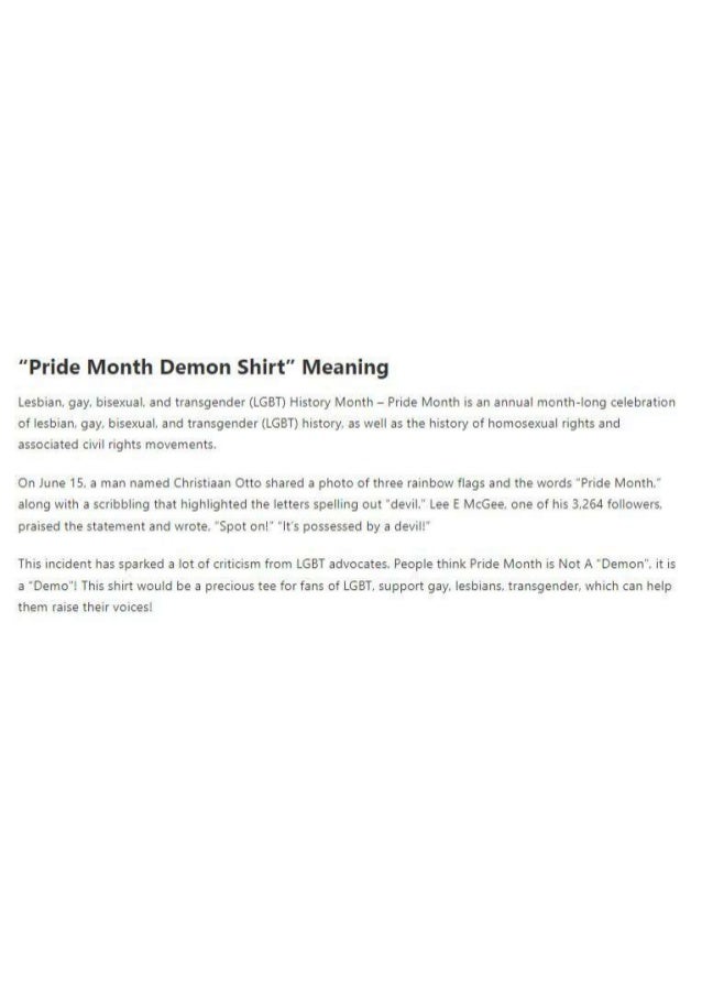 Pride Month Demon Shirt | PDF
