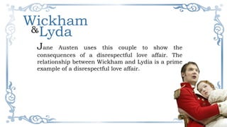 Presentation on the characters of pride and prejudice | PPTX