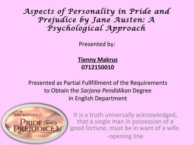 Pride & Prejudice (presentation) | PPT