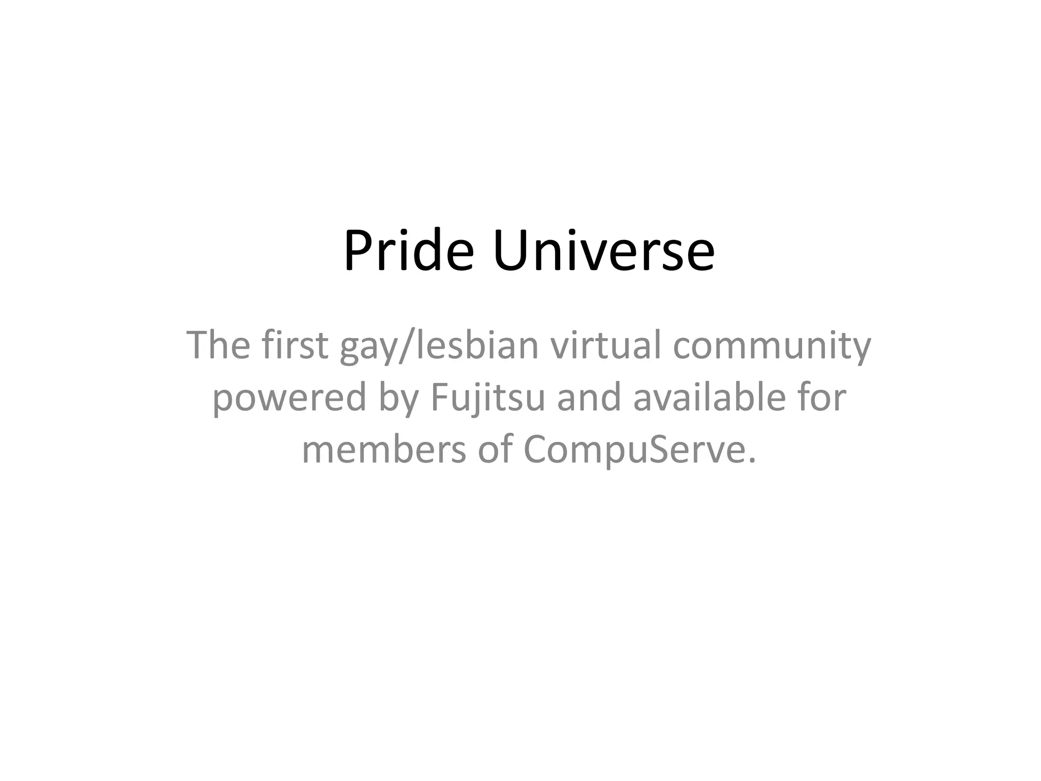 Pride Universe Slideshow | PPTX