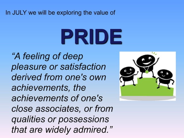 Pride values assembly | PPTX