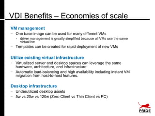 Virtual Desktop Infrastructure Overview | PDF