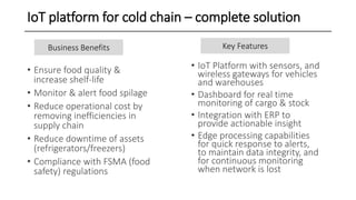 Intelligent Cold Chain using IoT | PrideVel | PPT
