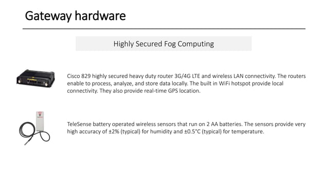 Intelligent Cold Chain using IoT | PrideVel | PPT