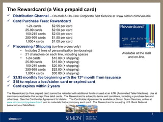 Simon Property Group, LLC Prepaid Gift Solutions | PPT