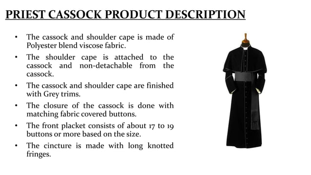 Priest cassock | PPT