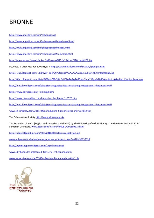 Priesteres Enɧeduanna | PDF