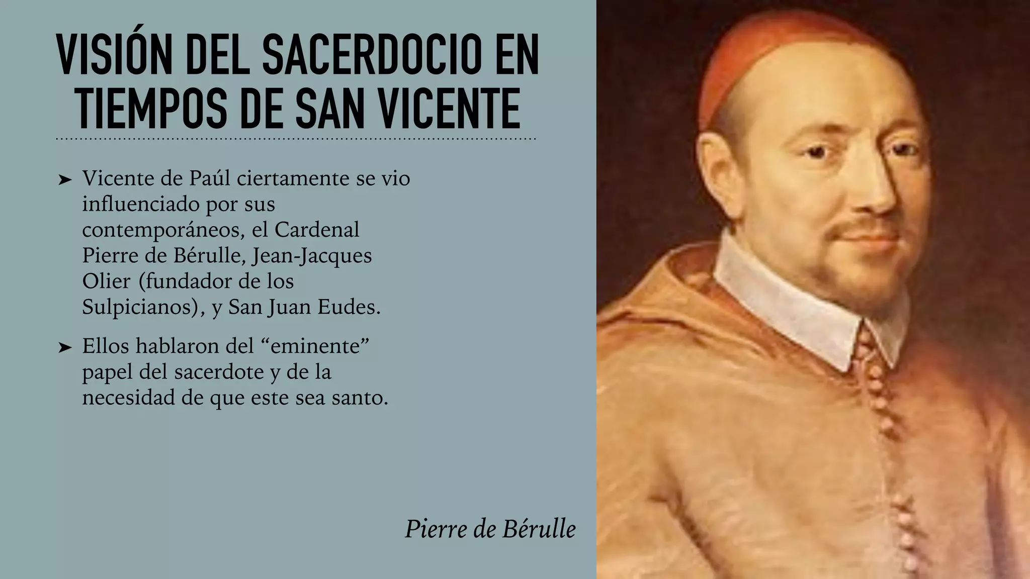 La vision de san Vicente sobre el sacerdocio | PPT