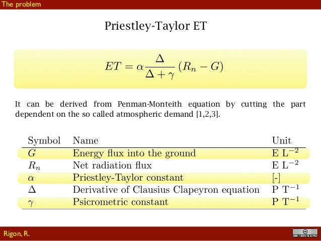 Priestley taylor in coarse-grained models
