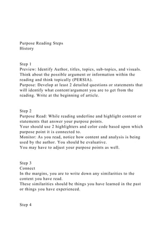 Priestley Purpose Reading RubricStudent Name ____.docx