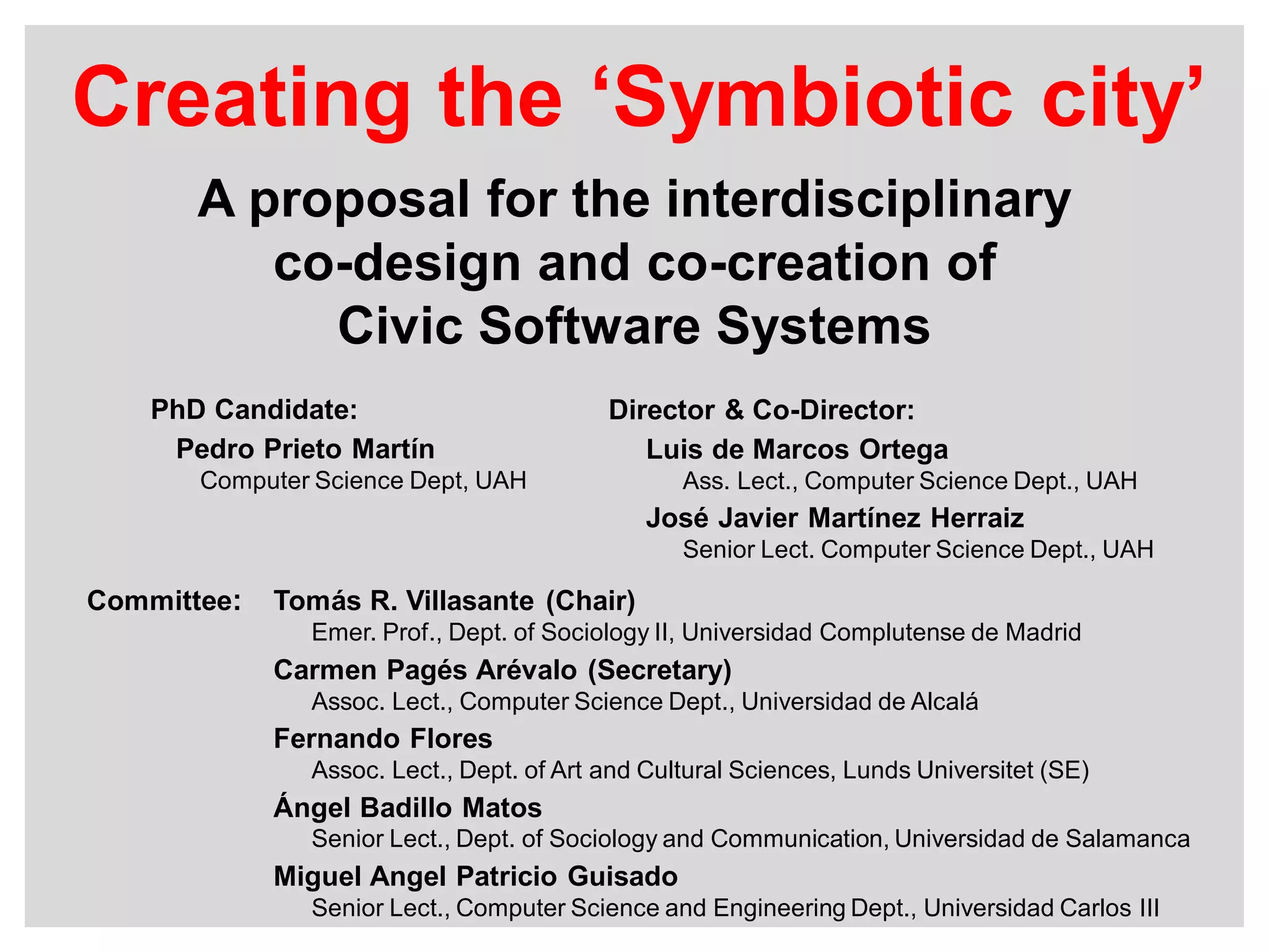 PhD Defense - Pedro Prieto-Martín - Dpt. Computer Science (UAH) | PDF