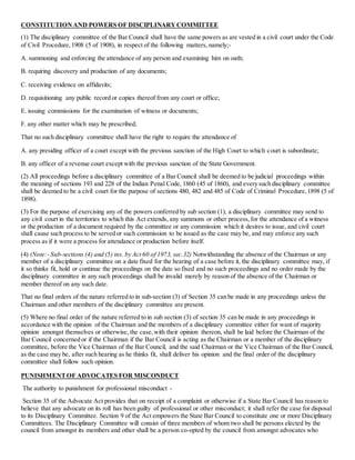 Prof. ethics assignmnt (advocate act) | DOCX