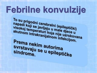 Prigodni cerebralni napadi | PPSX